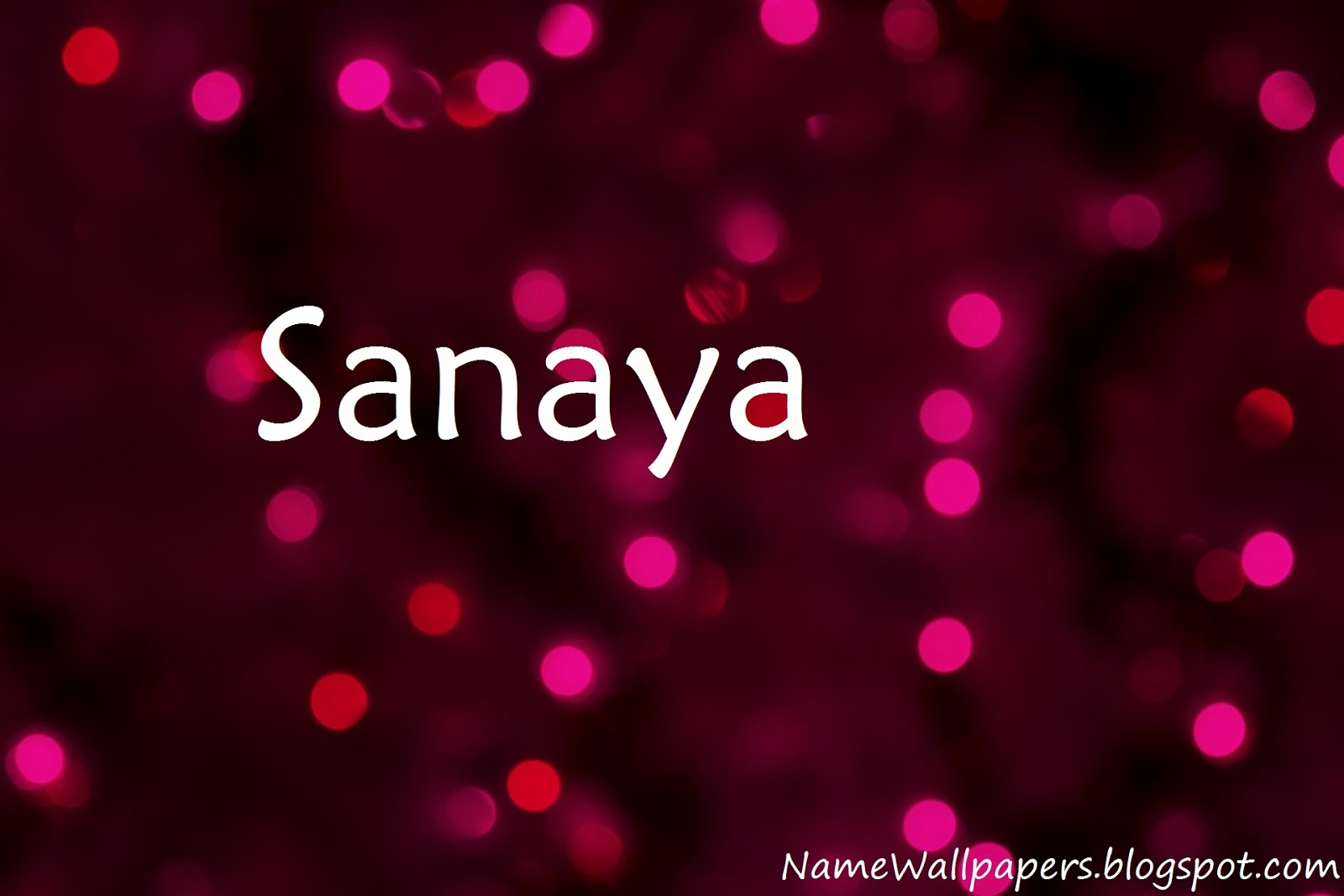 Sanaya Name Wallpapers Sanaya ~ Name Wallpaper Urdu Name Meaning Name ...
