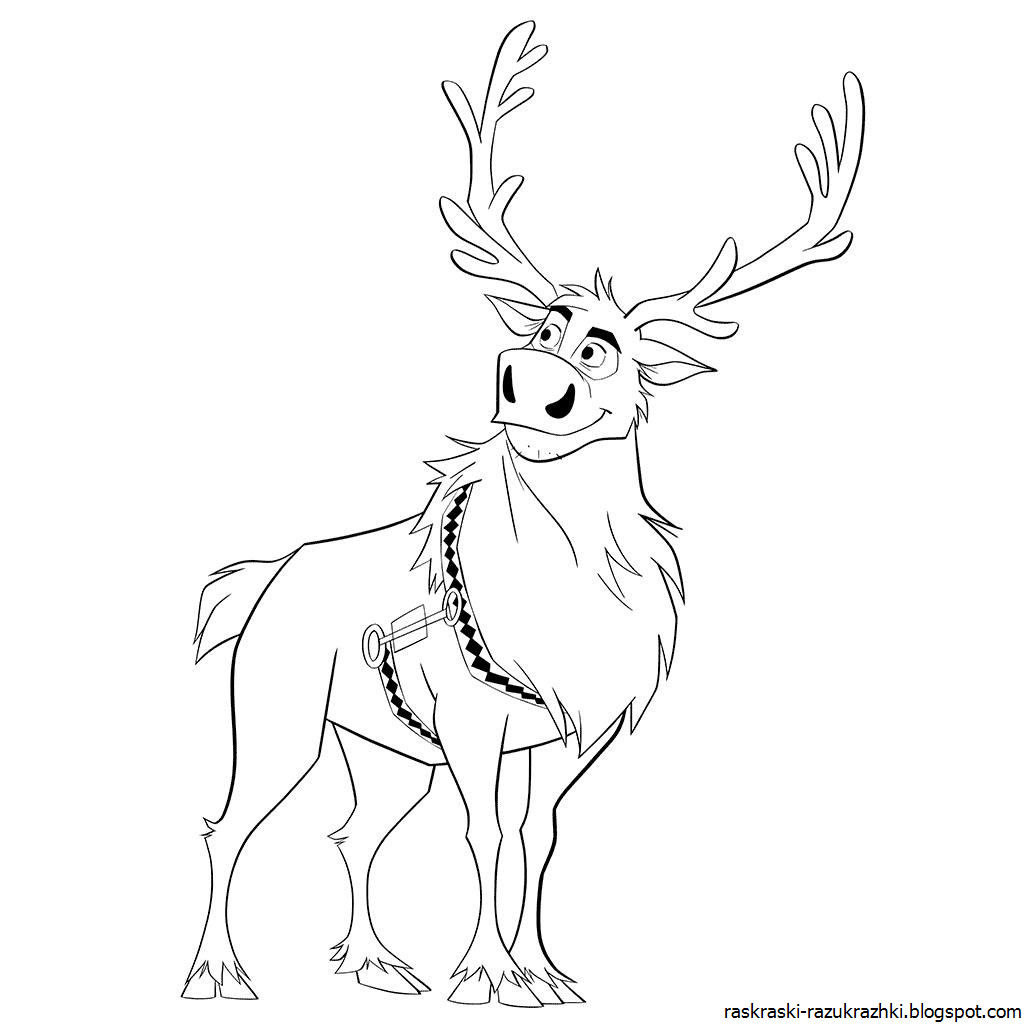 Холодное Сердце 2 Раскраска Распечатать