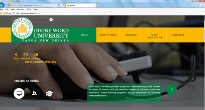 Divine Word University launches upgraded Website - Tech Pacific