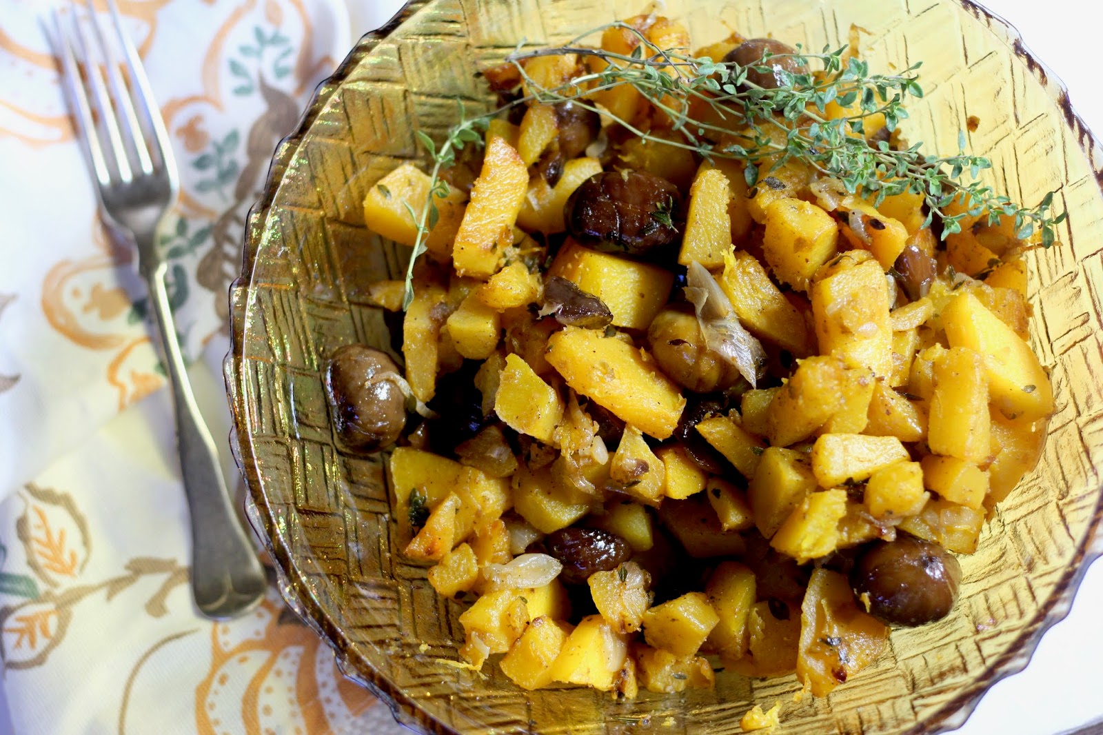 Pumpkin with Chestnuts & Shallots – Diary of a Mad Hausfrau