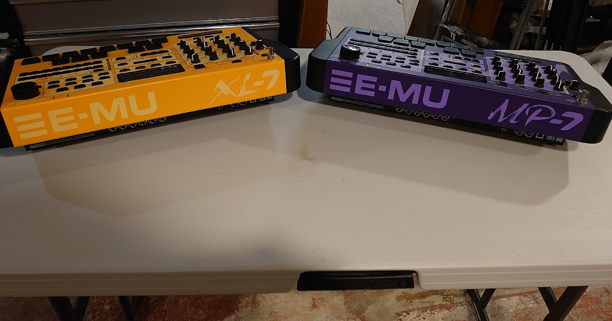 MATRIXSYNTH: E-MU Systems MP-7 & XL-7 w/ ROM Cards