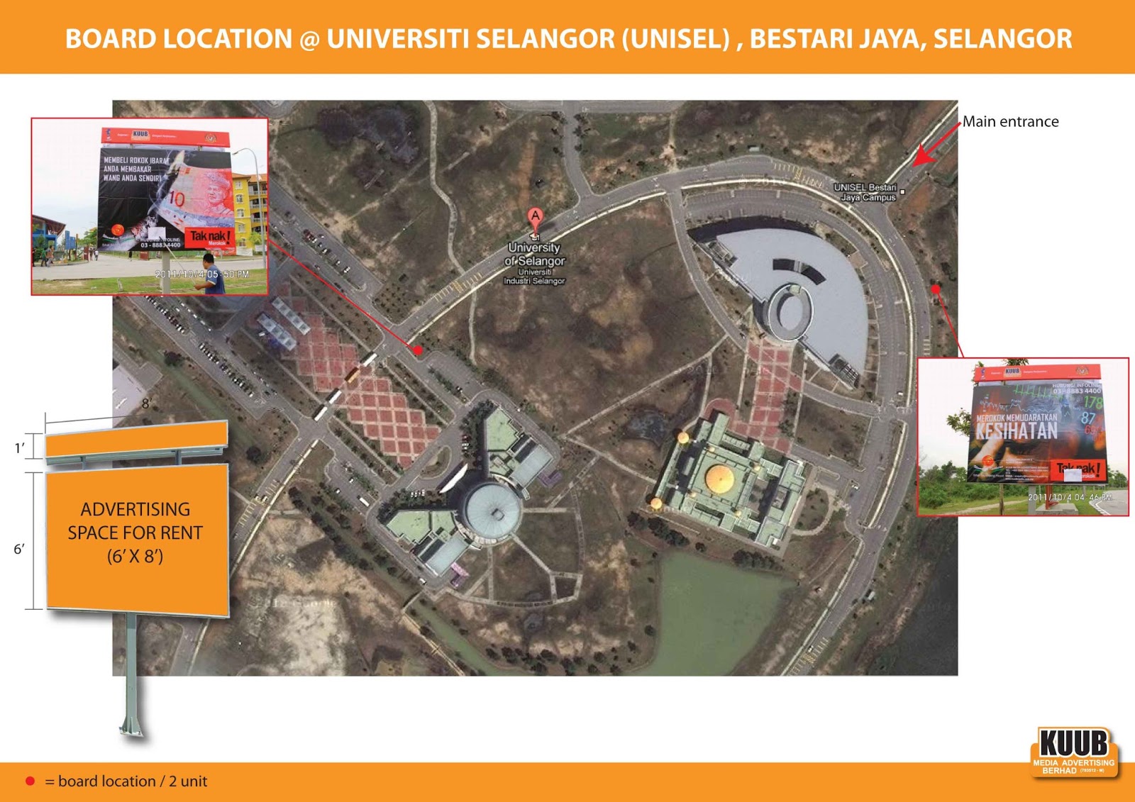 ADVERTISING ON CAMPUS AREA-MALAYSIA