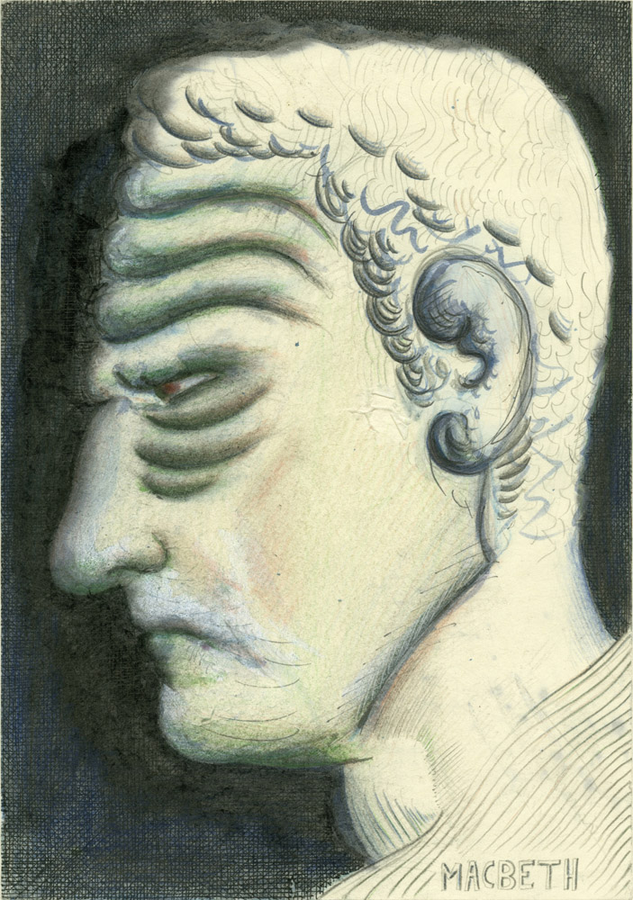 A.VE.NU.DE.JET.TE: twelve drawings from the series Macbeth by Paul van ...