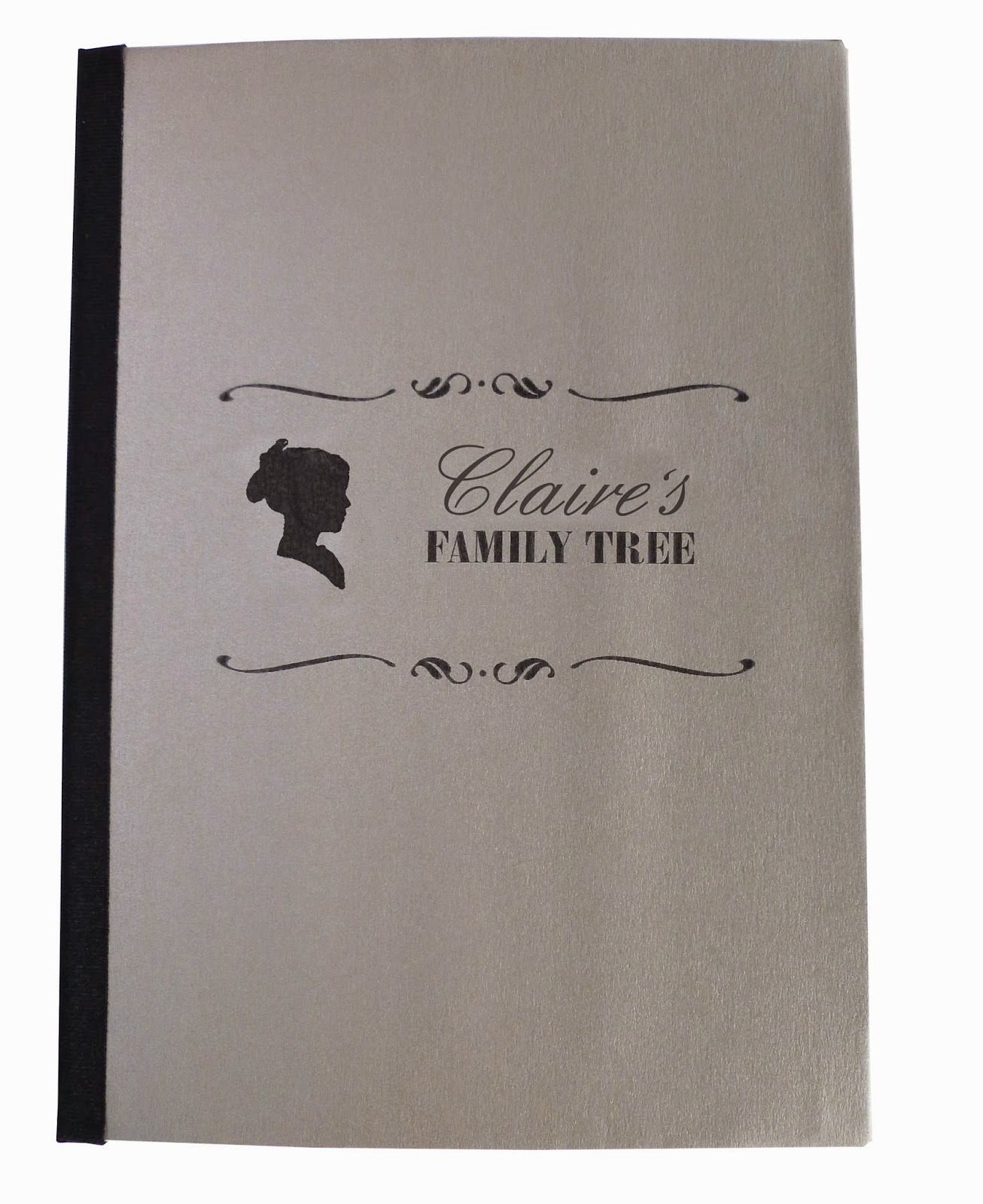 say it says: Family tree notebook