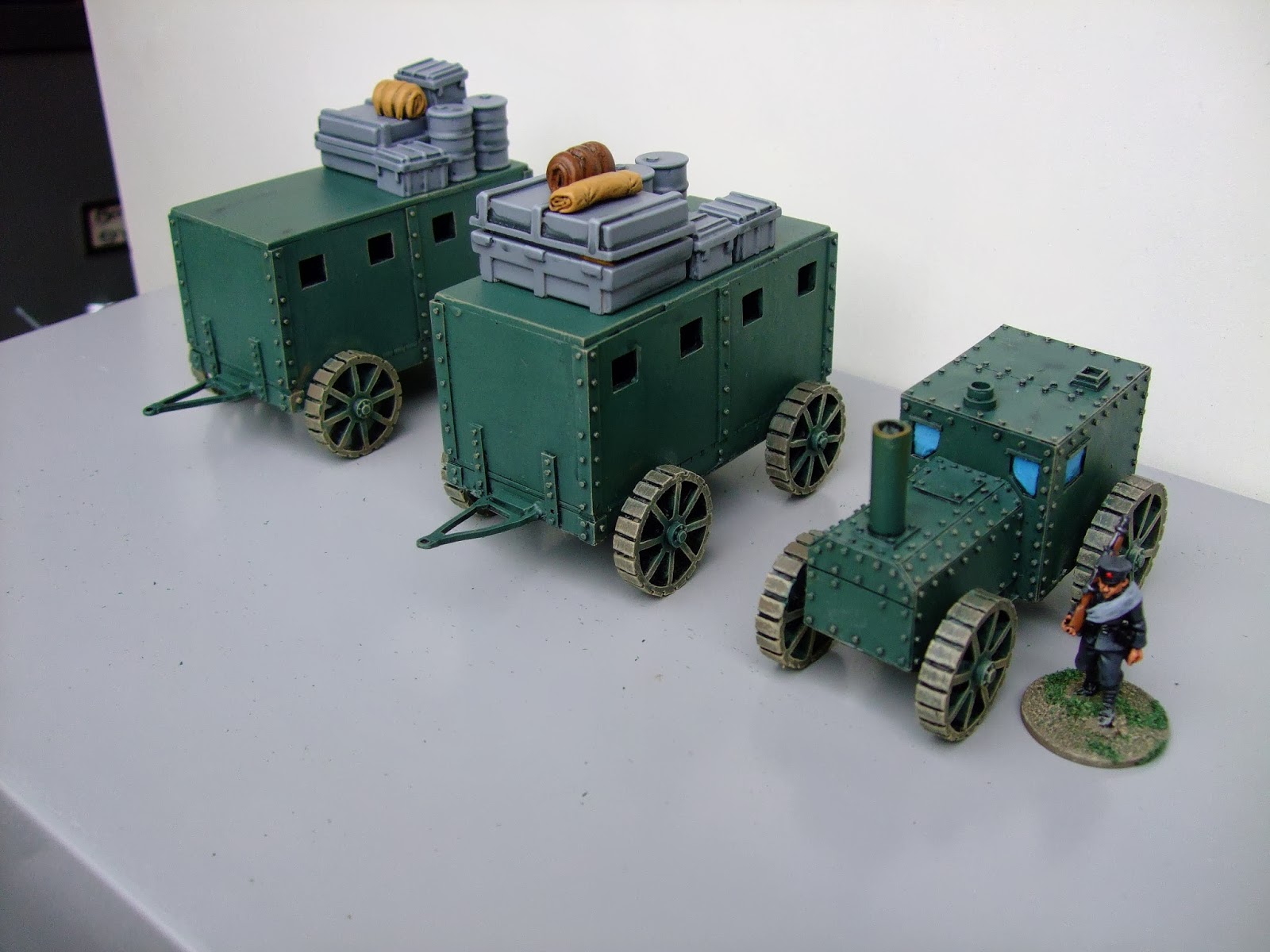 The Angry Lurker: 28mm Victorian Sci-Fi Armoured Land Train from ...