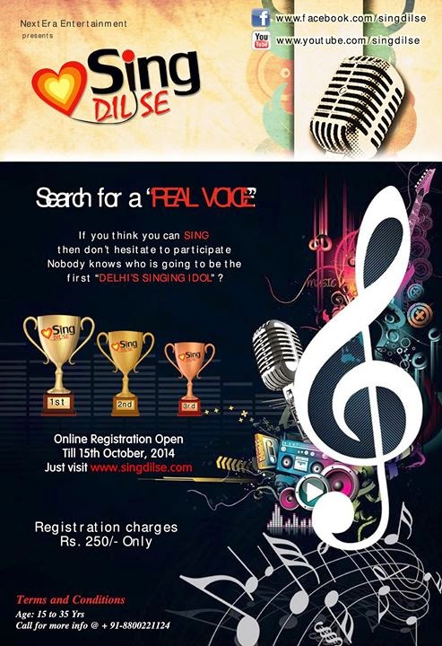 Sing Dil Se Audition | Register Now For Singing Auditions. India' New ...