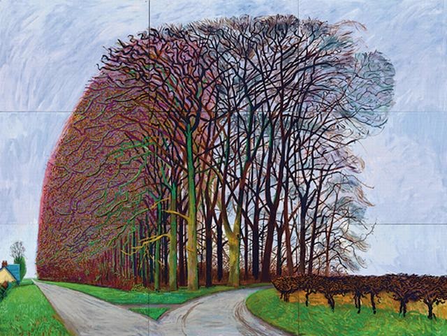 the art room plant: David Hockney's Trees