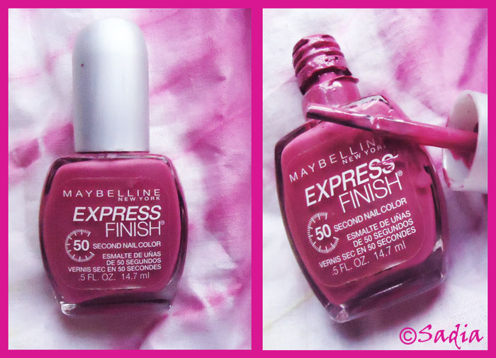BEAUTY BLOG: Maybelline Express Finish Pink Nail Color - Review