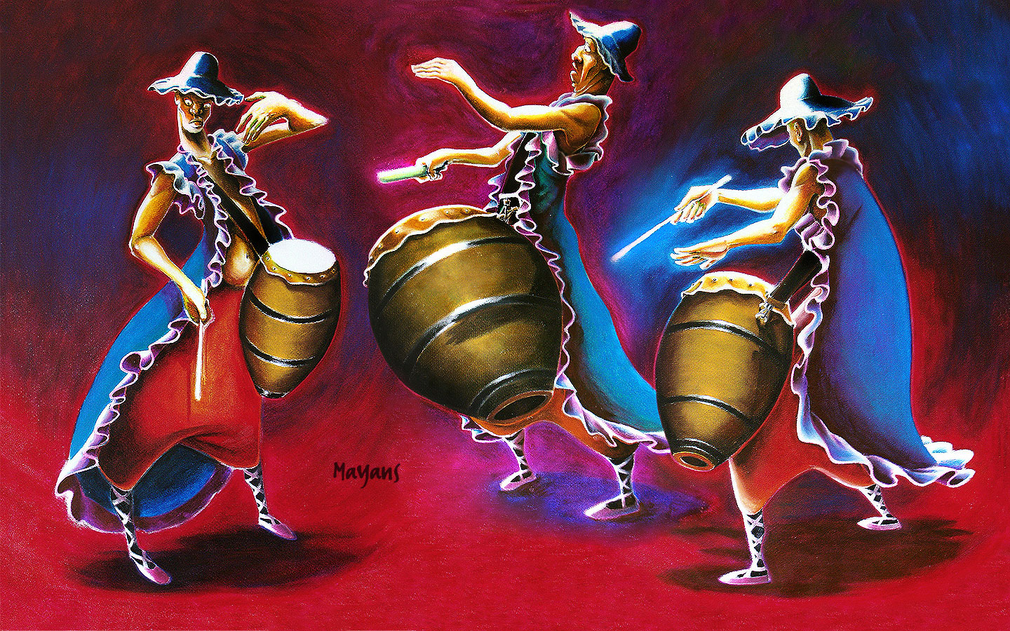 Candombe... | African art, Painting, Art