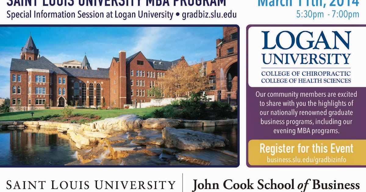 Logan University News Slu Mba Program Logan University March 11th