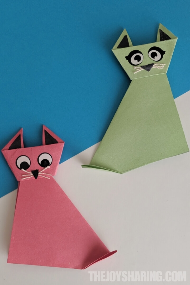 Easy Origami Cat - The Joy of Sharing