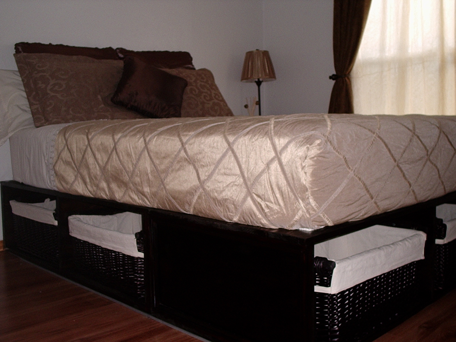 Base de cama hecha por mi. | Bricolaje