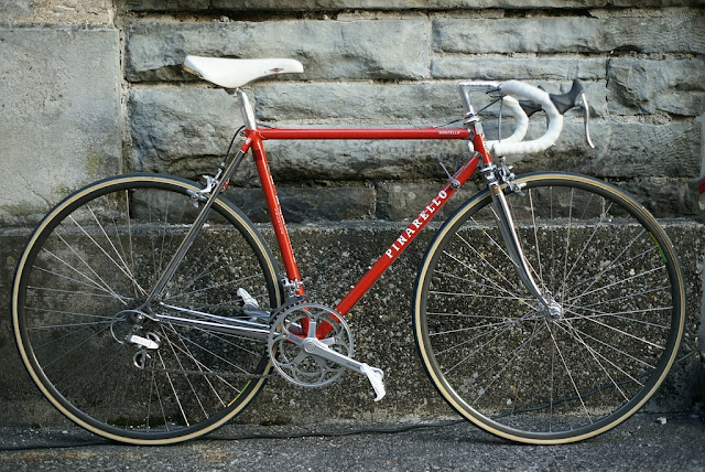Zugzwang: Pinarello Montello, Chrommuffen, full Dura-Ace, ca. 1989 ...