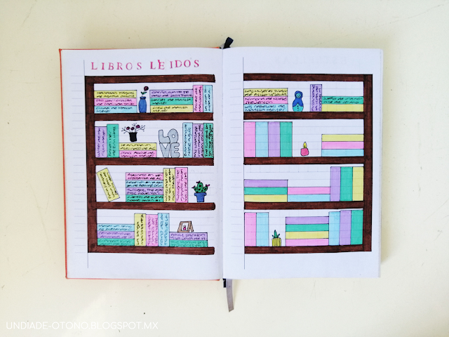 Ideas para comenzar un book journal - Un día de otoño