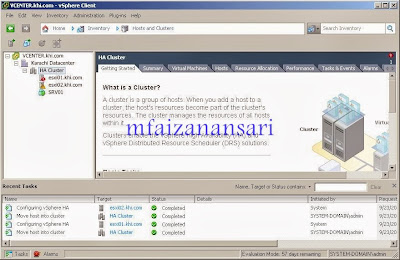 Virtualization: VMware High Availability (VMHA) Configuration