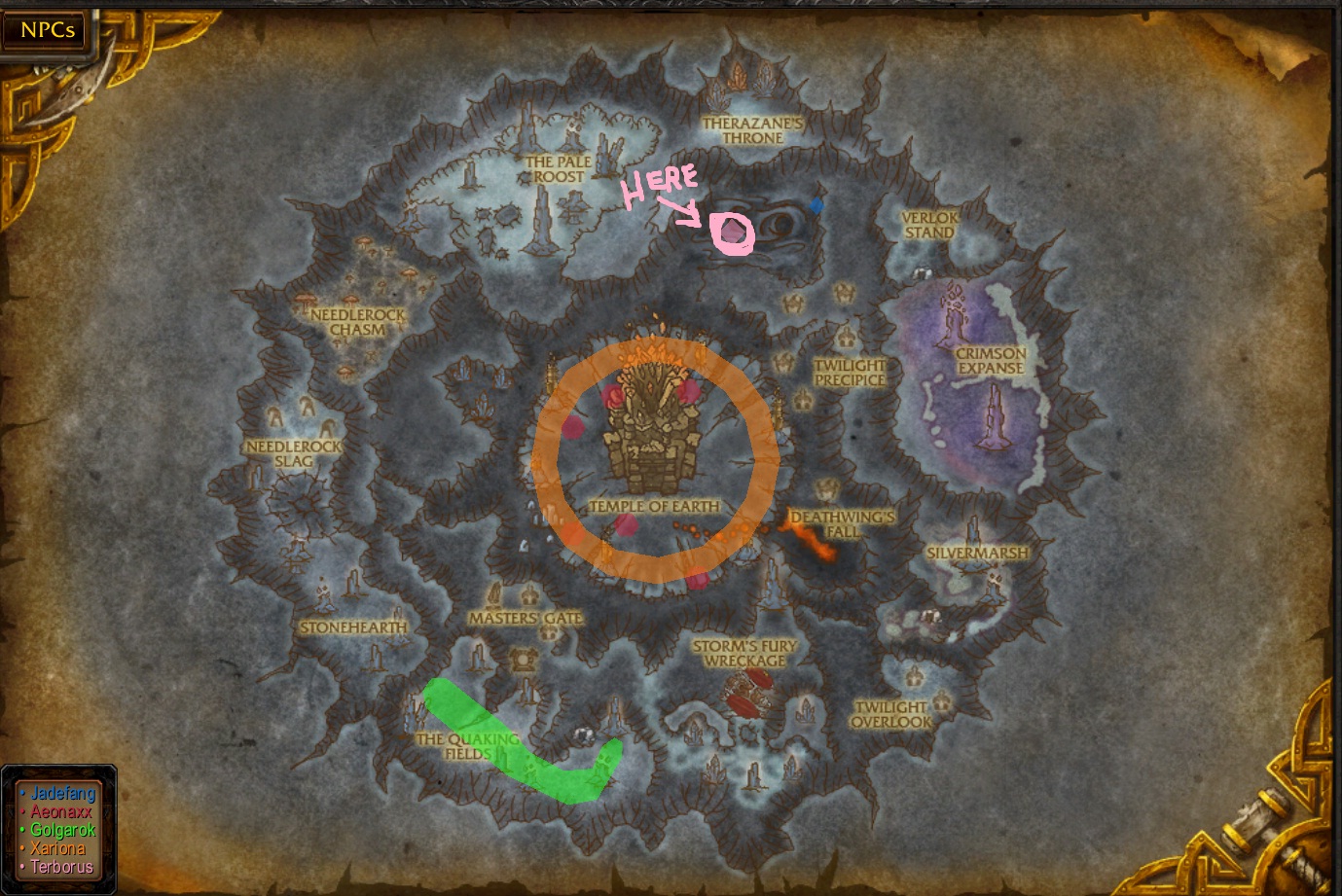 WoW Rare Spawns: Terborus