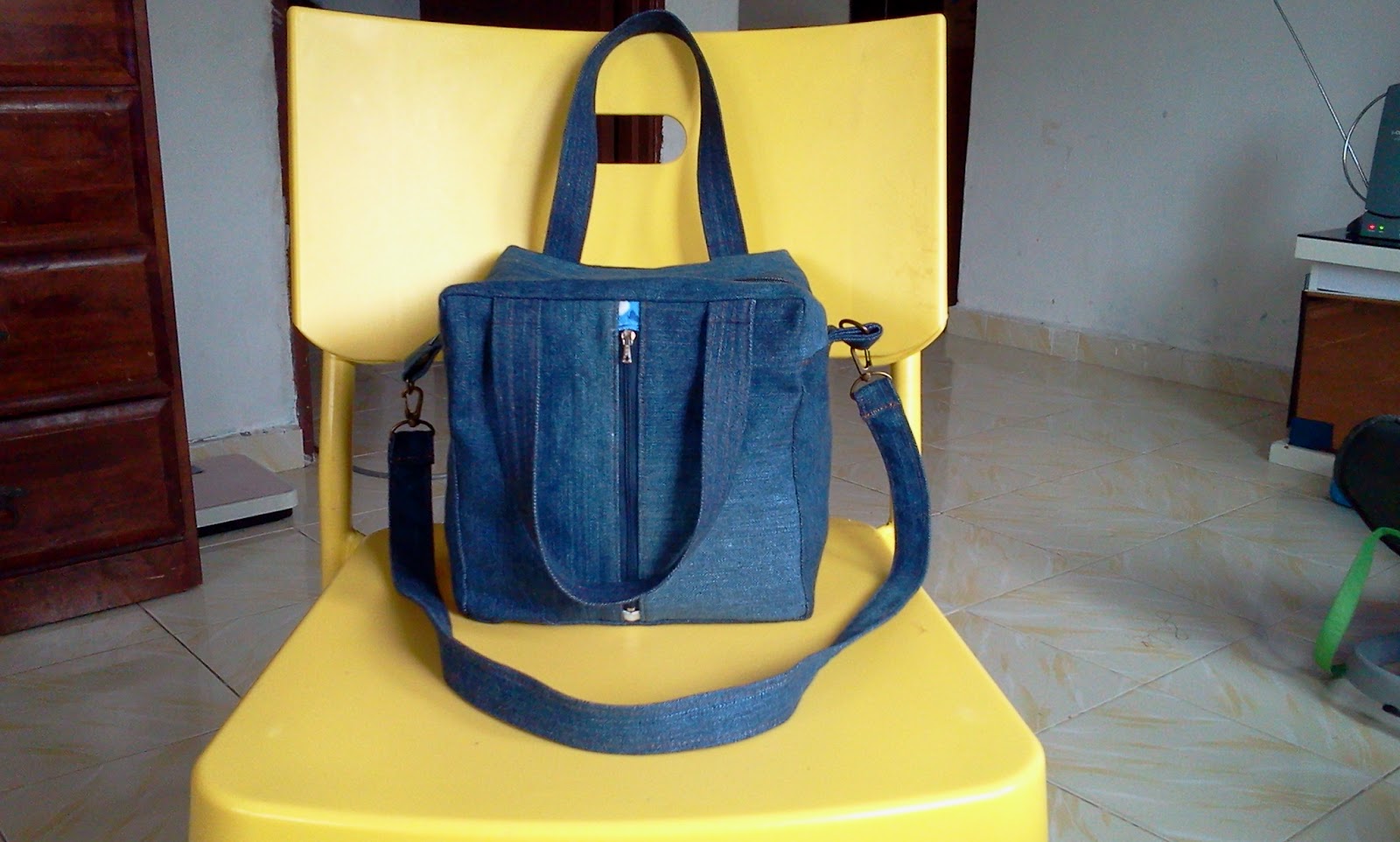 AziAzidah: Tempahan beg jeans 2015 #6