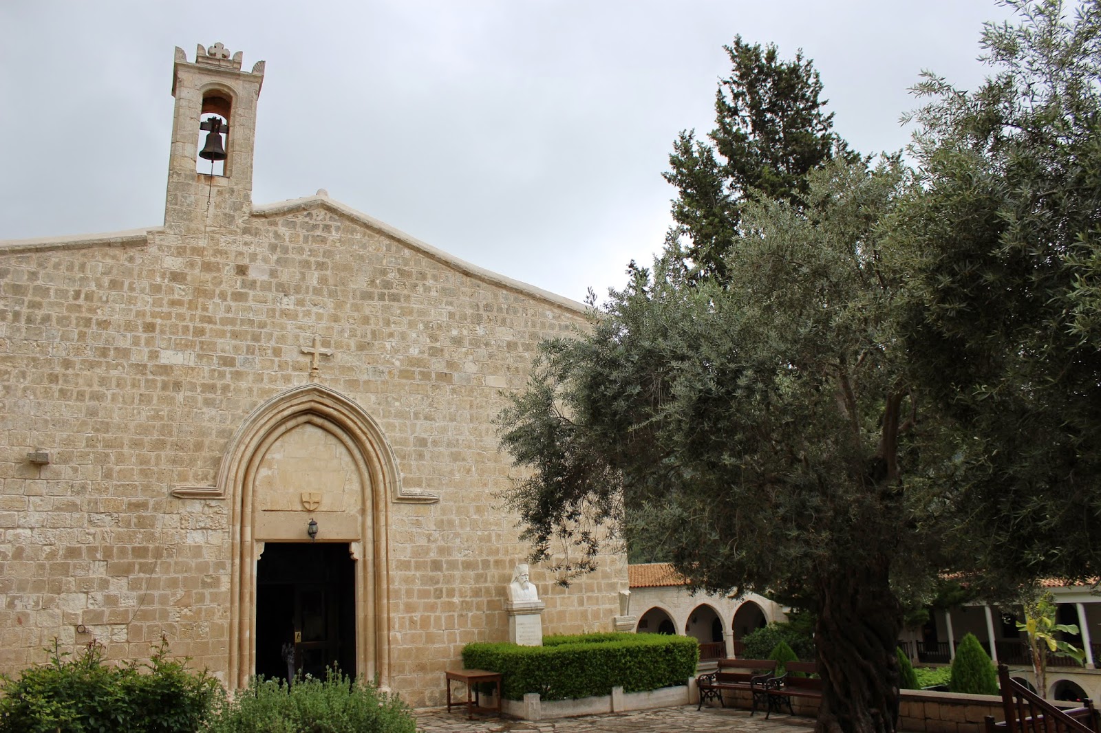 Between: Paphos churches and St Paul's Pillar