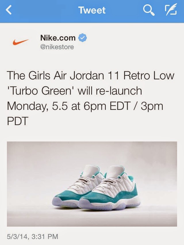 Nike Tweets Relaunch for Air Jordan 11 Retro Low 'Nightshade' & 'Turbo ...