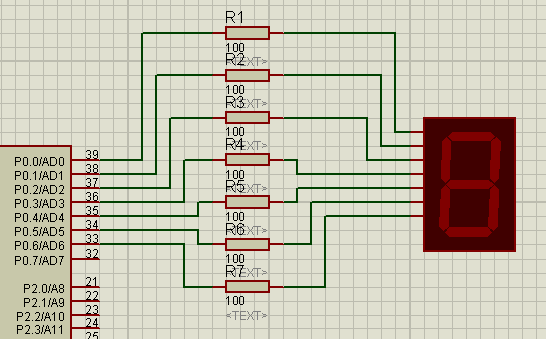 J'interface un afficheur 7 segments avec le 8051 J'interface un afficheur 7 segments avec le 8051