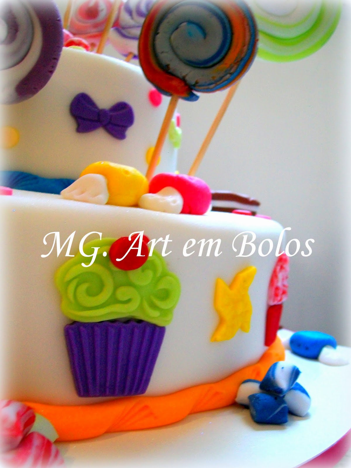 MG. Art em Bolos: Bolo Candy Party