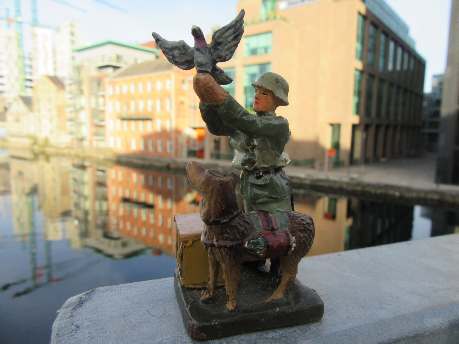 Toy soldiers and real battles: Dispatching of a message by carrier ...