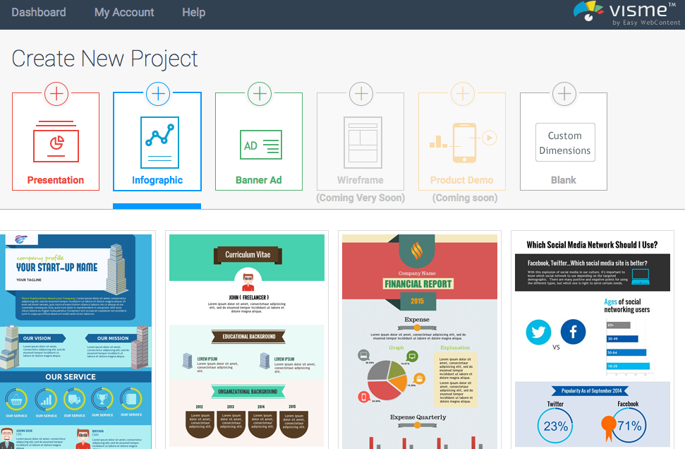 Reciclaje Digit@l: Visme, herramienta para crear gratis presentaciones ...