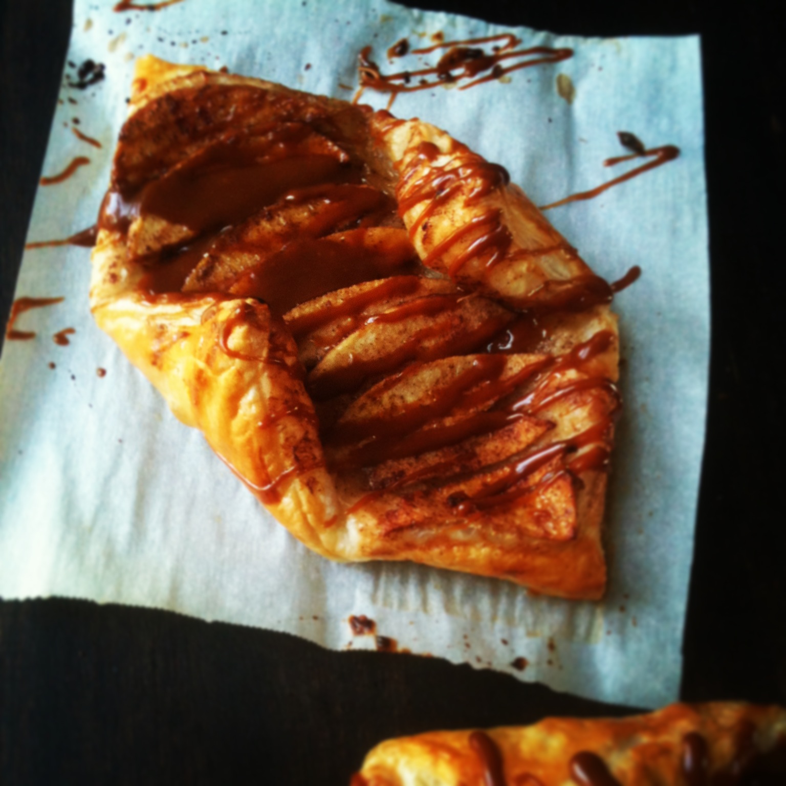 Butter & Chocolate -: - Caramel Apple Pastries