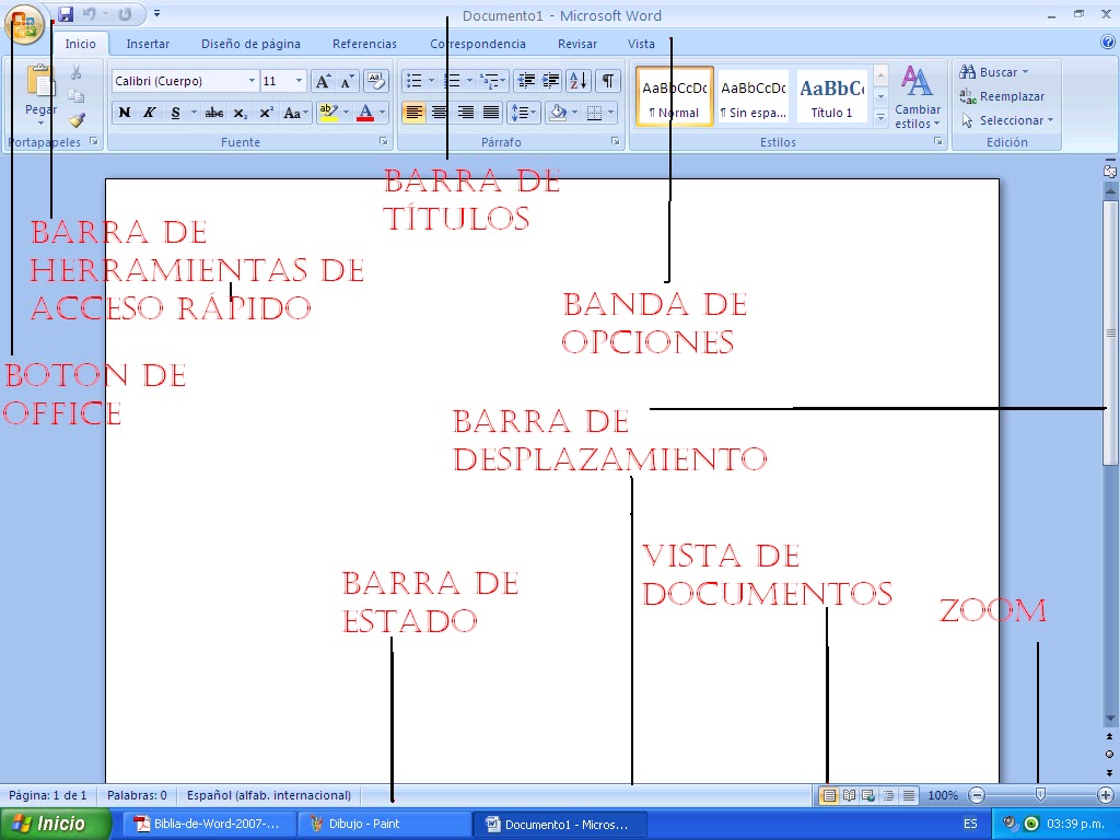 Sistema & Progra: Elementos Principales de Word 2007