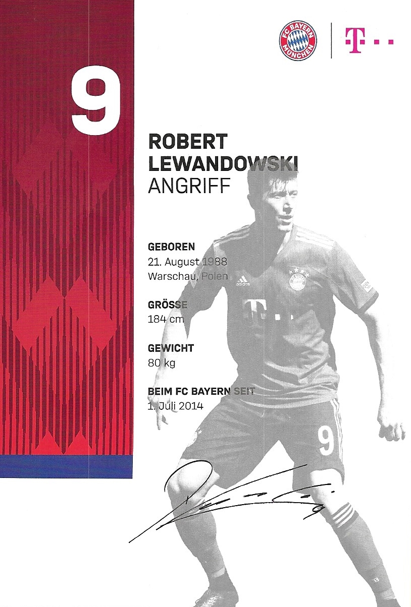 Moja kolekcja autografów: #116. Robert Lewandowski
