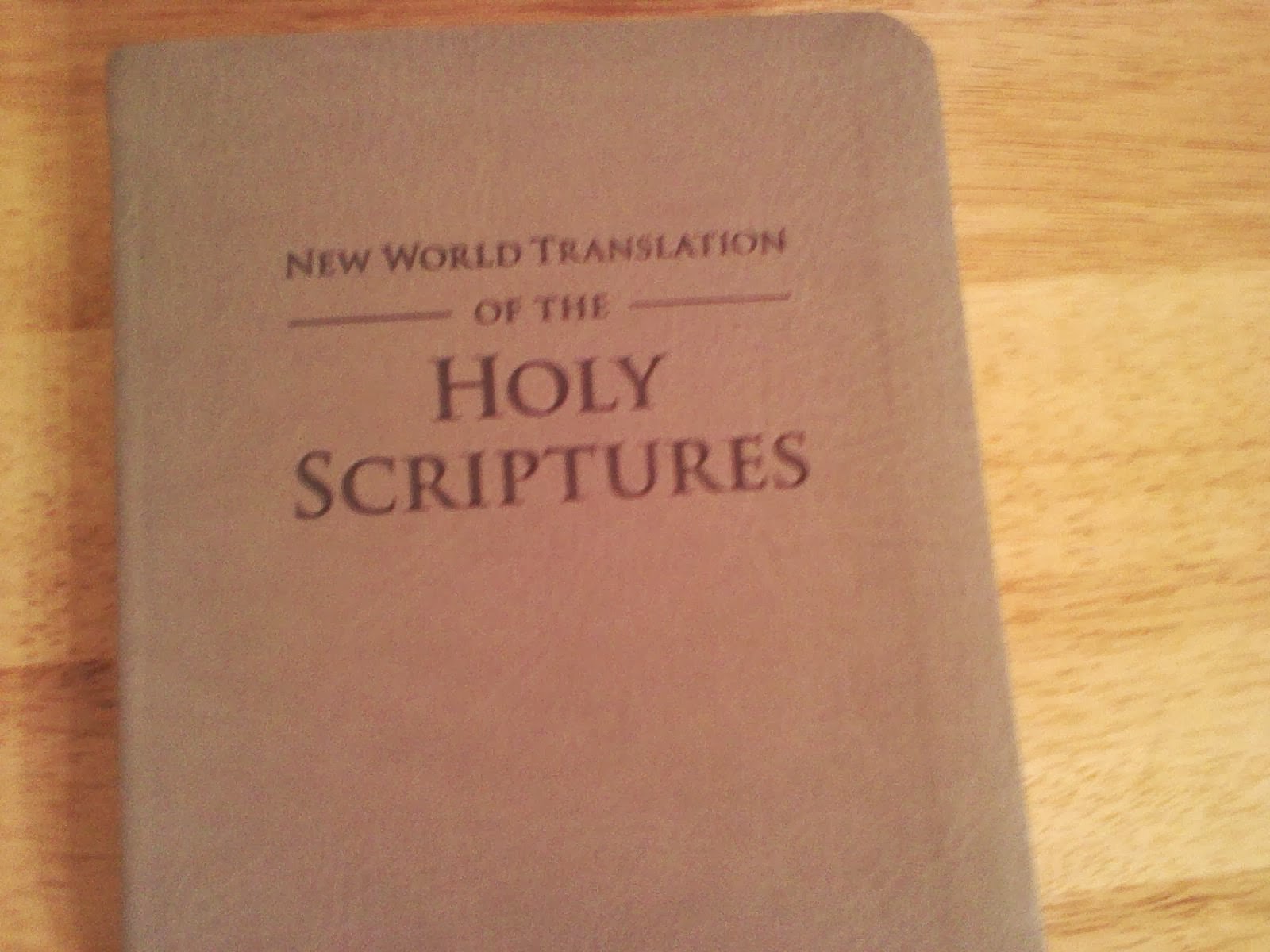 Book Worm: Revised version of the New World Translation of the Holy ...