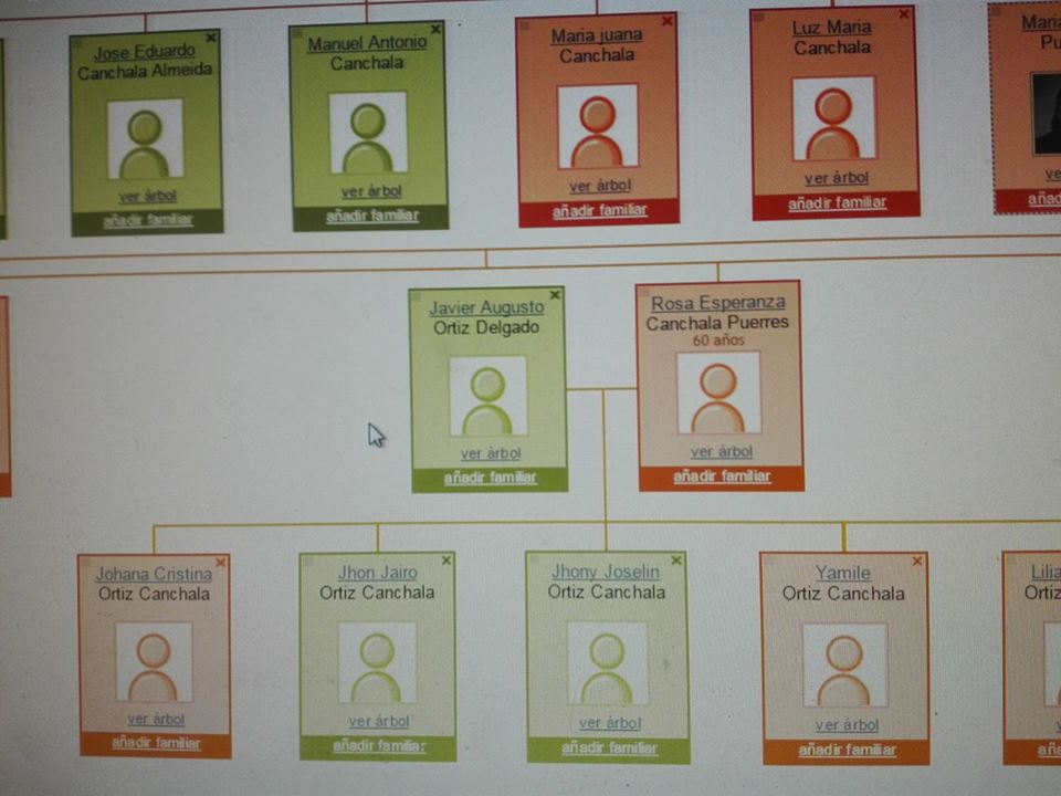 Arbol Genealógico Richard Jojoa: Arbol Genealogico