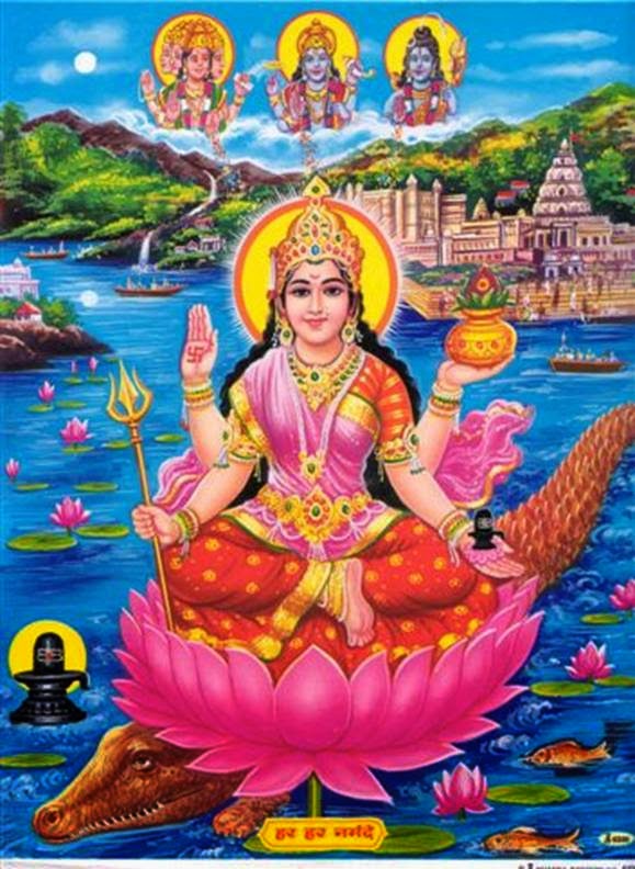 narmada-devi.jpg (579×792) | Devi, Hindu art, Durga goddess