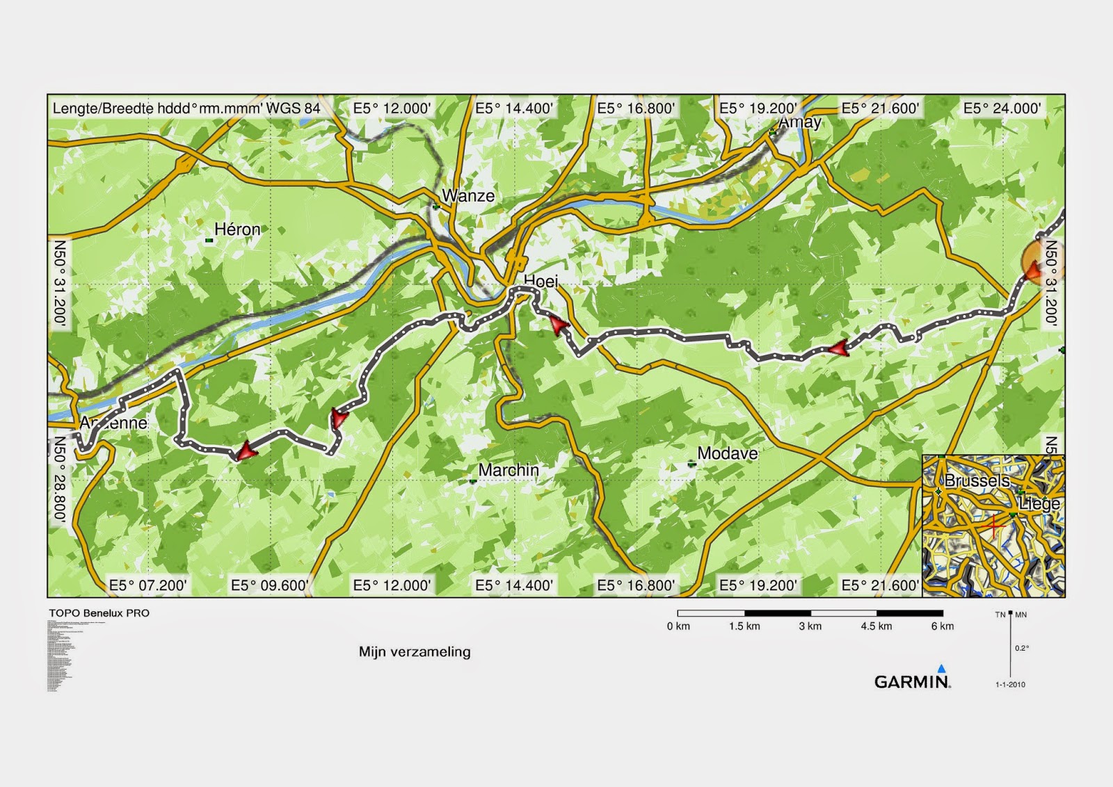 Wandelen naar Santiago: Via Mosana naar GR 654