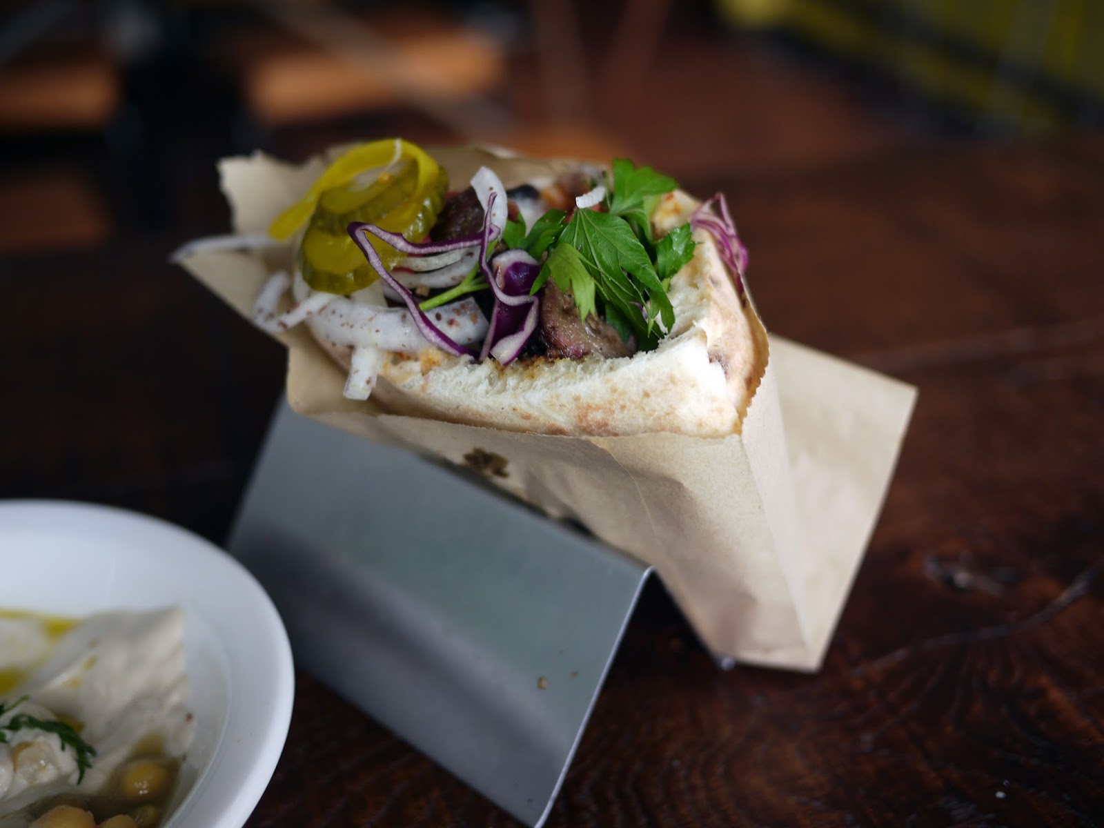Cheese and Biscuits: Shawarma Bar, Exmouth Market
