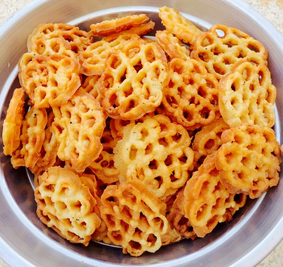 Achappam/ Rice Rosette Cookies(Kerala Style)