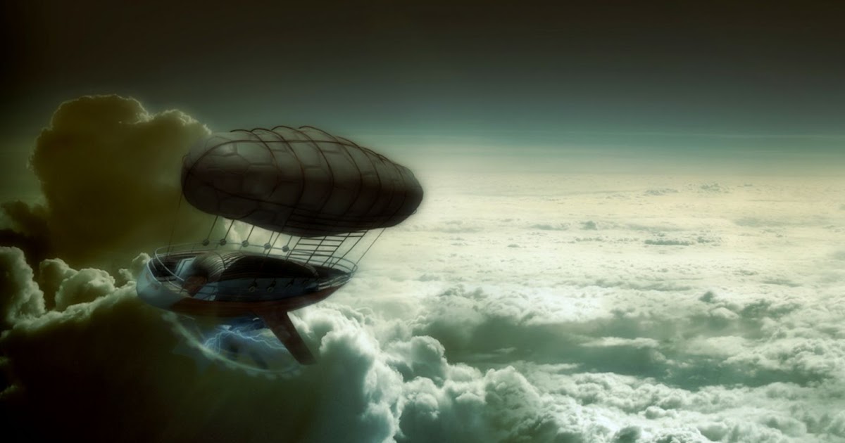 Blimp Sky Hd Wallpaper | Joss Wallpapers