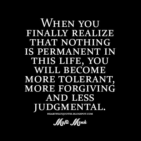 Nothing is permanent | Heartfelt Love And Life Quotes