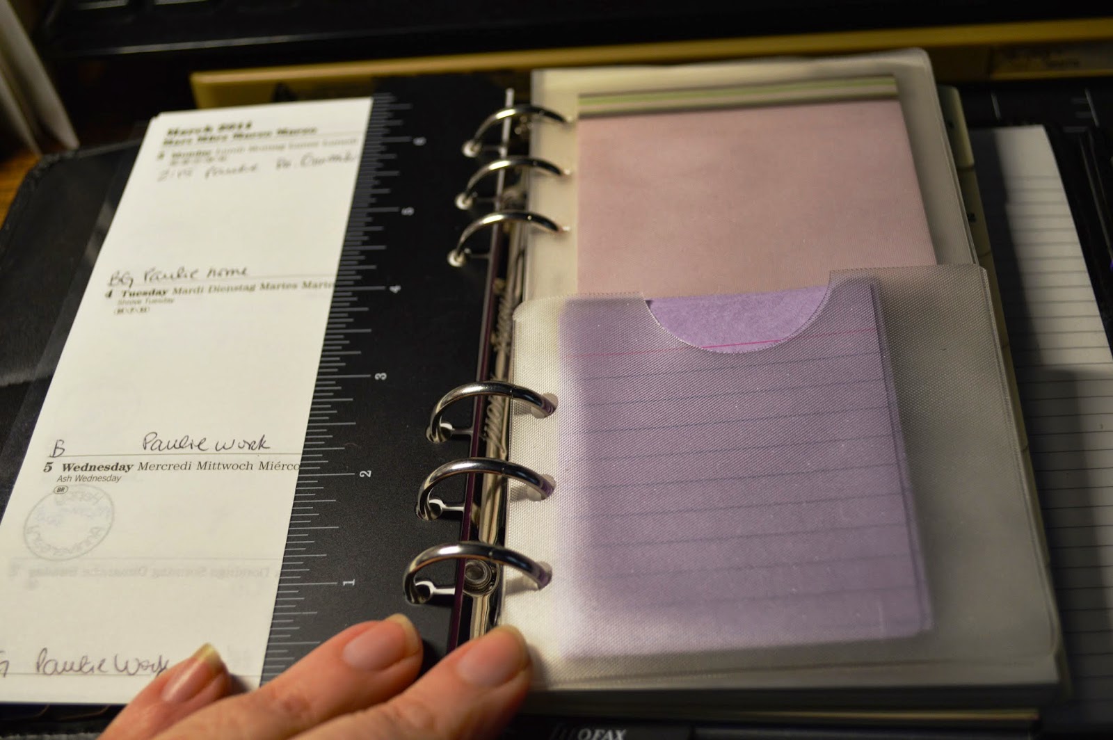 Clever Soiree: Filofax Clear Pockets - Perfect for Post-It Notepads