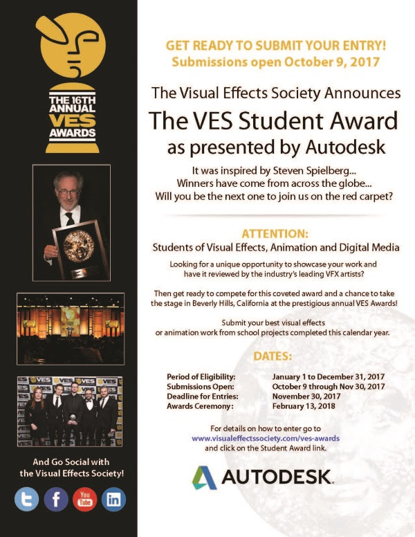 Escape Studios Animation Blog: 16th Annual VES Awards - Student Entry