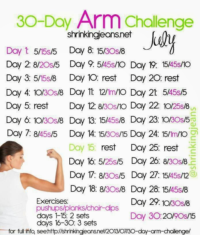 Preserving Life's Moments: 30 Day Arm Challenge