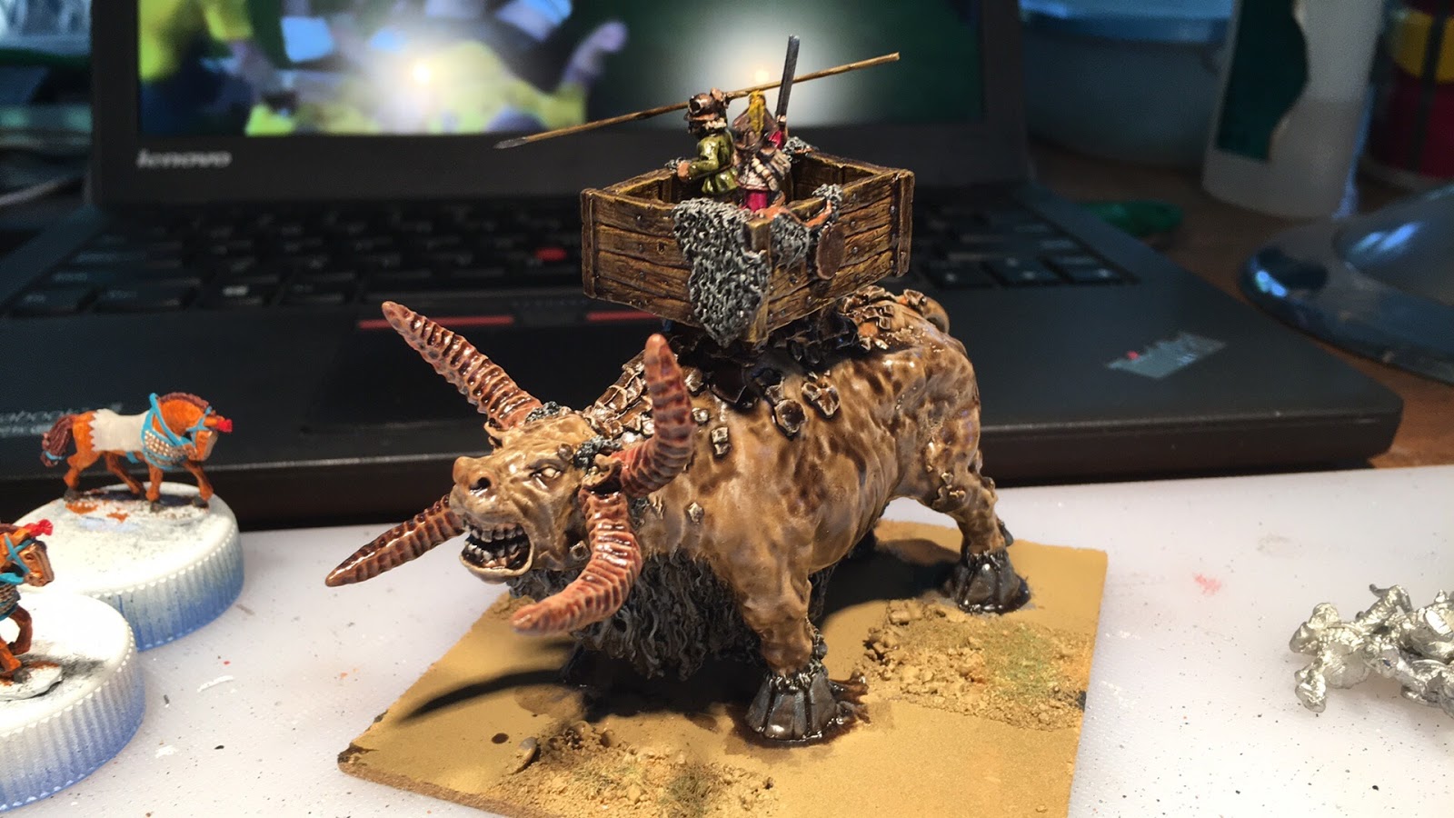Bunny's Wargame Rantings: Barbarian War Beast....Finished