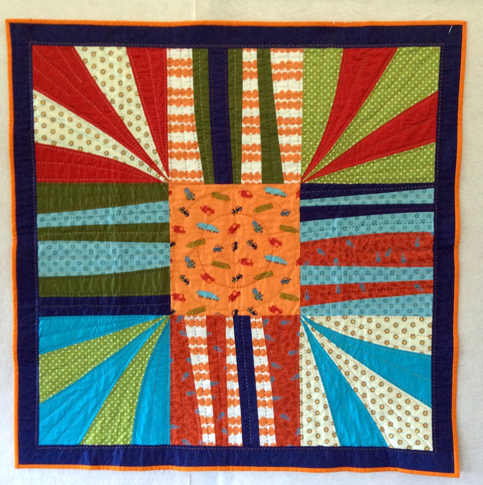 Cultural Fusion Quilts: Kai's Quilt made by Laurie Buck