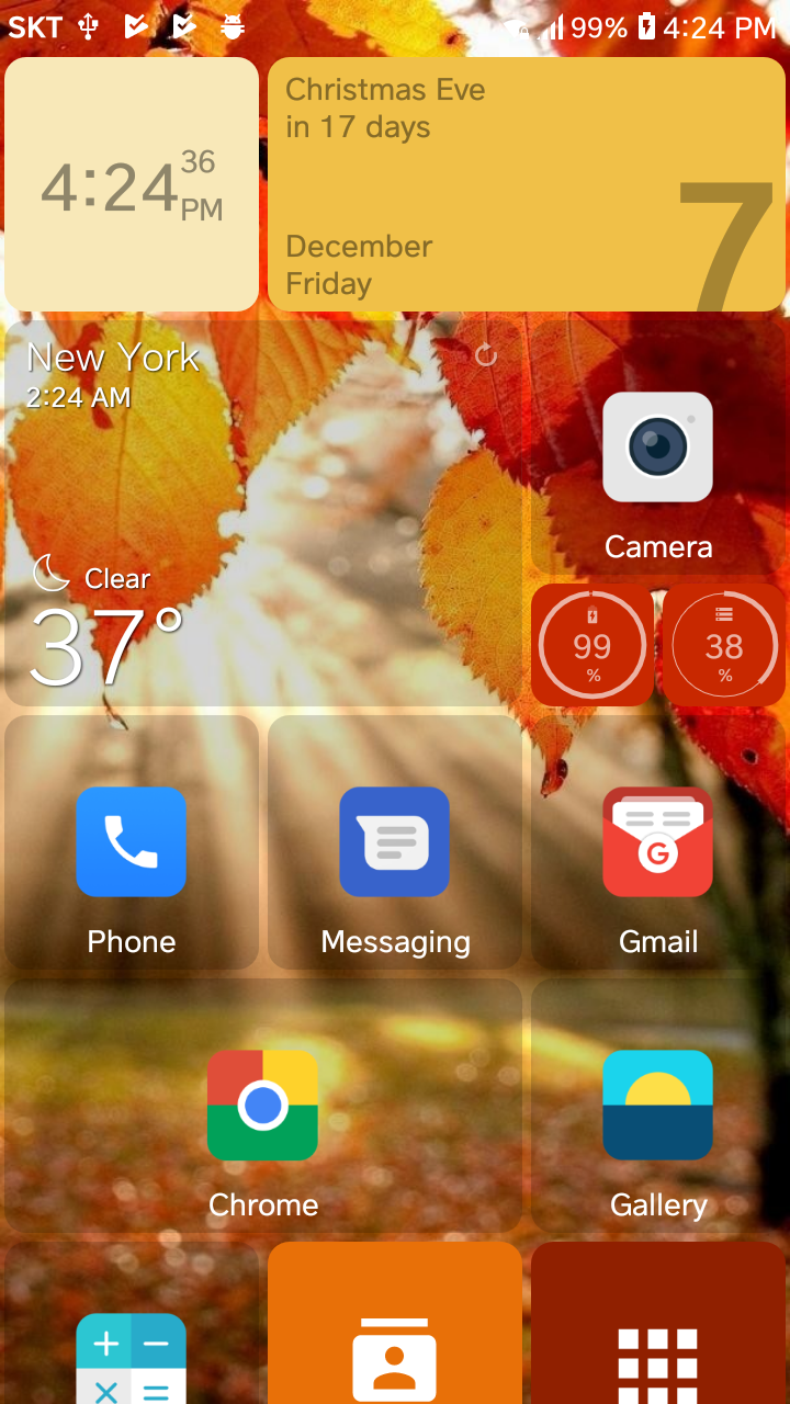 Adaptive Tile Colors to the Wallpaper