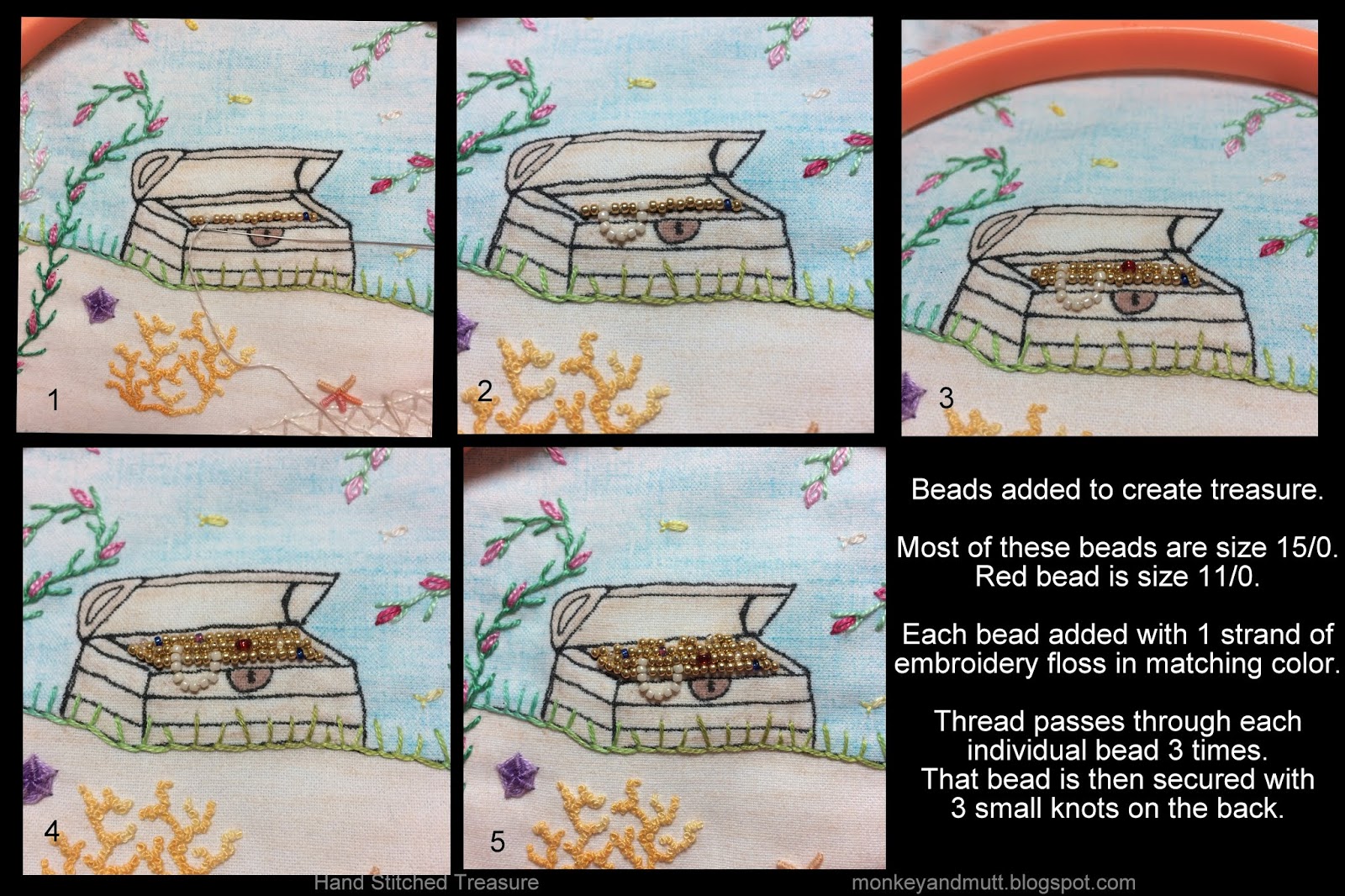Hand Stitched Treasure: Treasure Chest Tutorial Part 5: Embellishment