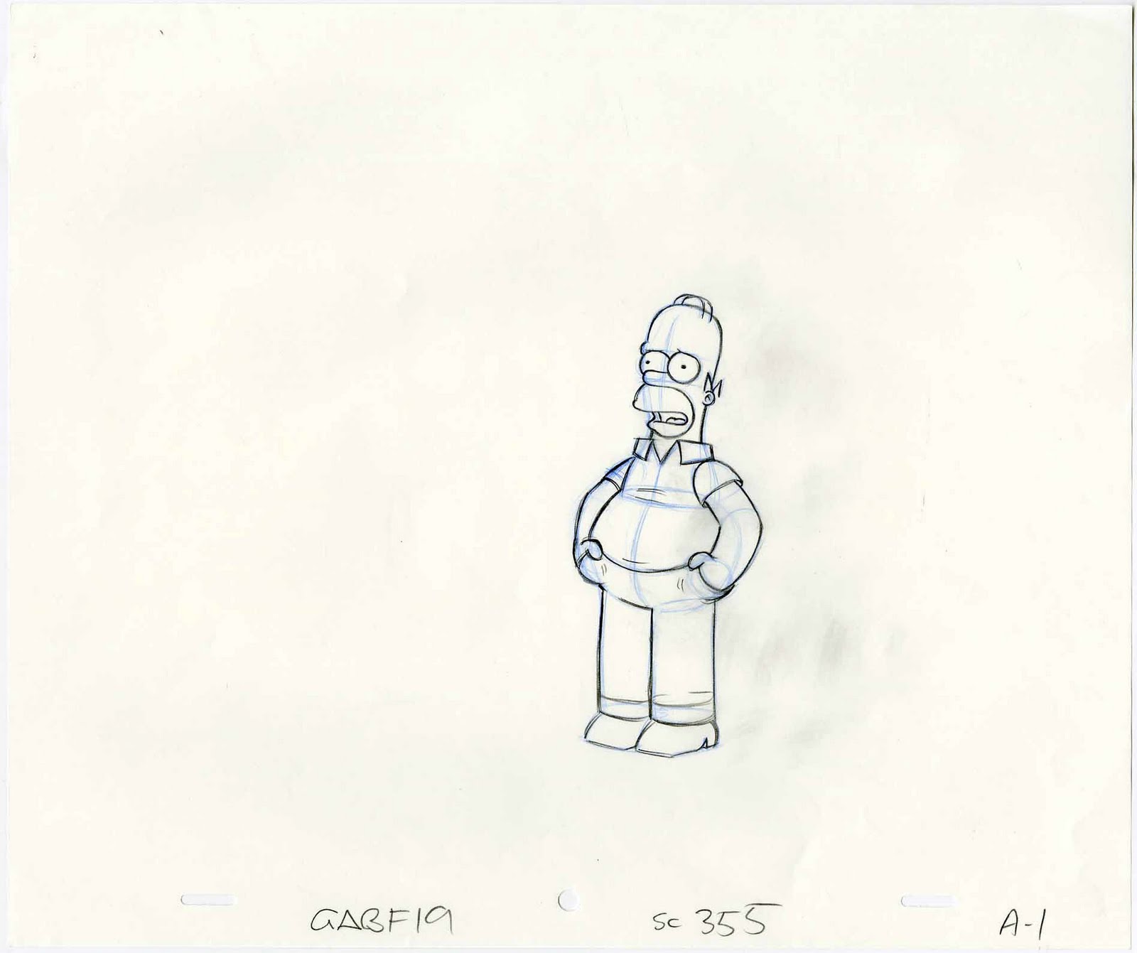 Living Lines Library: The Simpsons (TV Series 1989– ) - Production Drawings