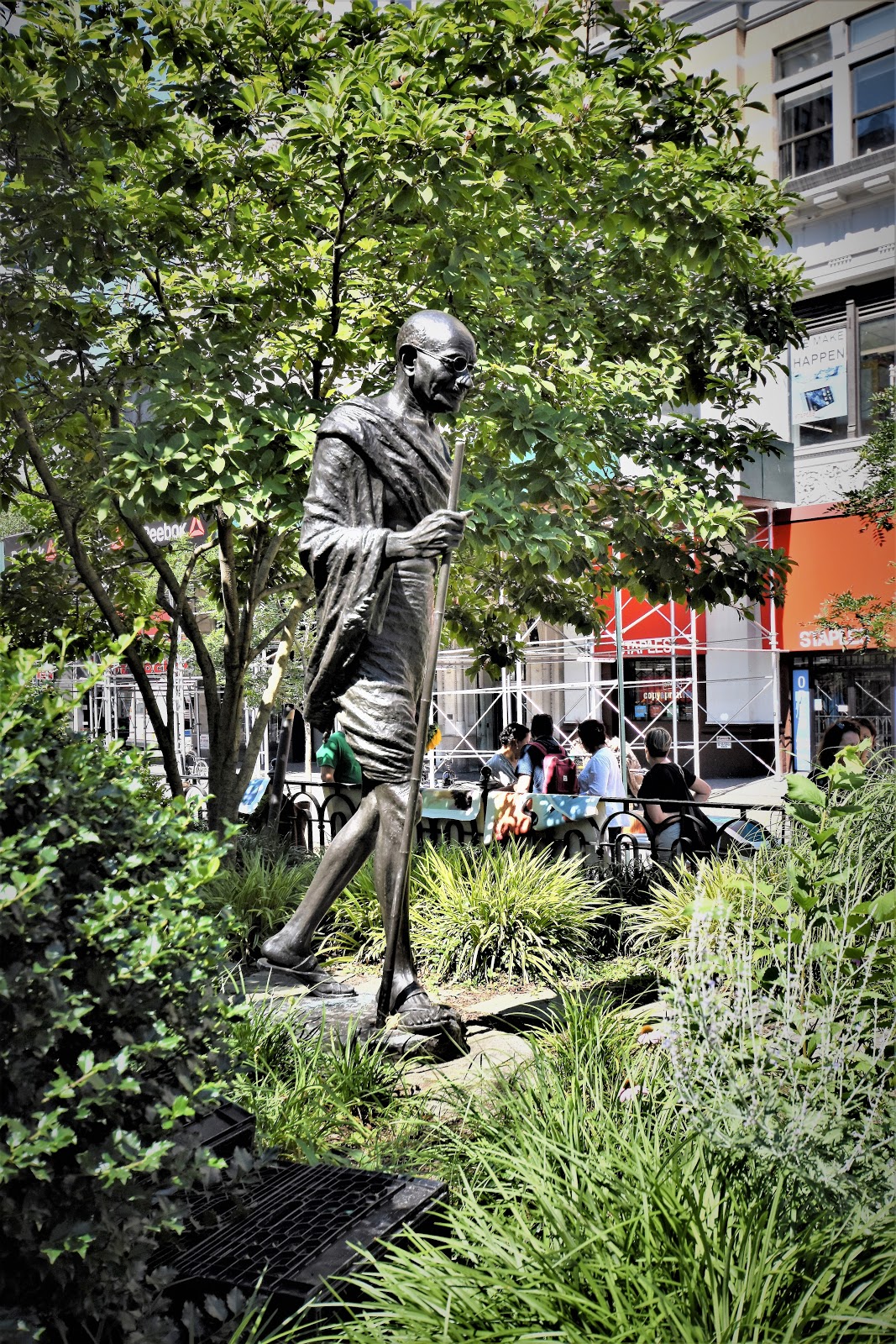Daytonian in Manhattan: The Mohandas Gandhi Statue - Union Square Park