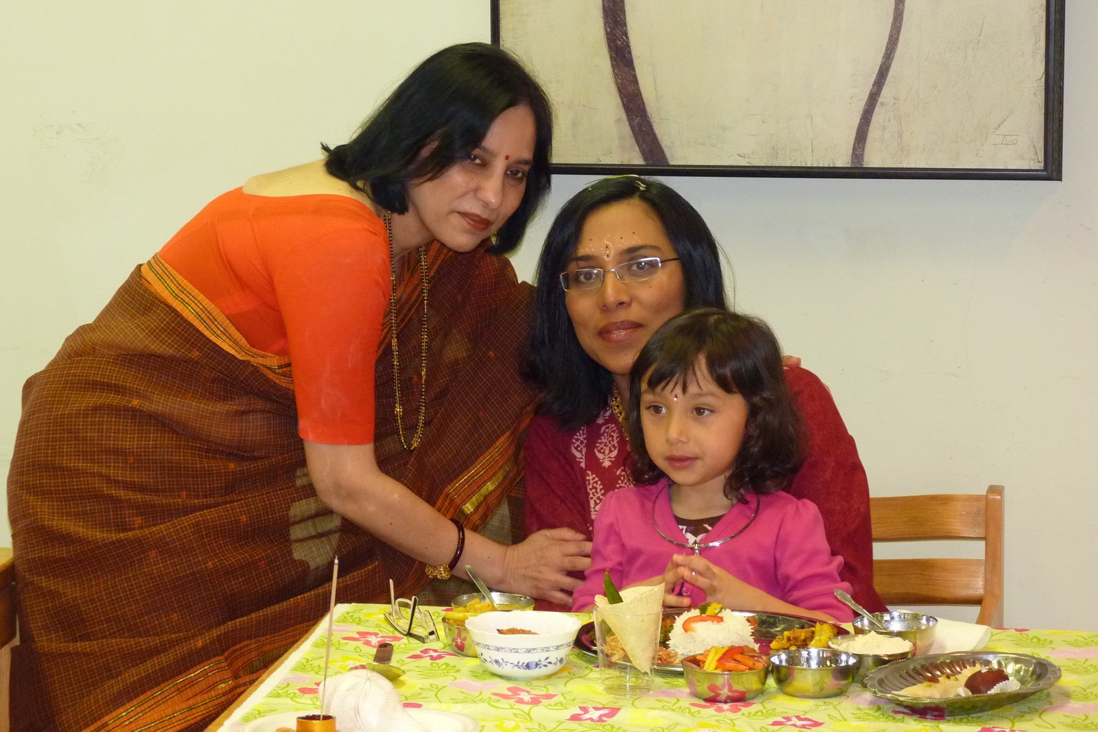 jackson & chakraborty family blog: Shaad: Bangla baby shower for Tina ...
