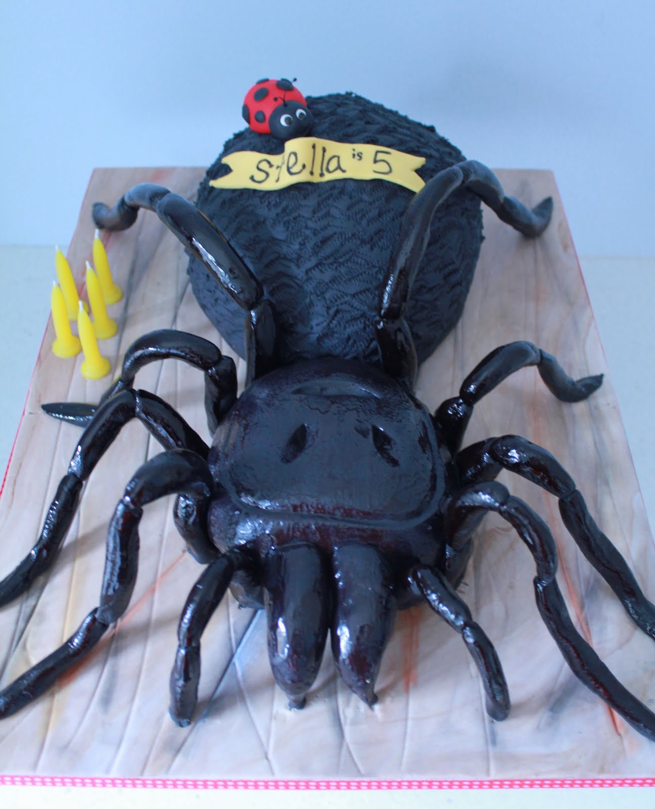 Blissfully Sweet: A Funnel Web Spider Birthday Cake