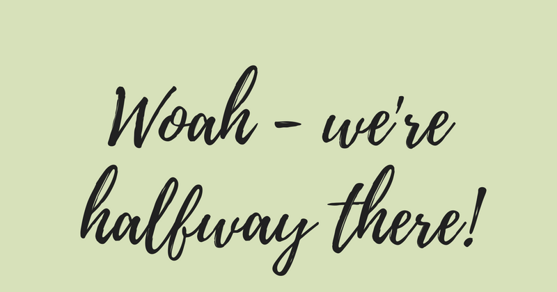 Crafty escapism: Woah We're Halfway There